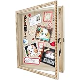 Amazon.com - FramePro Shadow Box Deep Front Open with Hinge Beaded Designed Display Case with ...