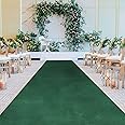 Amazon.com: Green Carpet Runner for Party 2.5ft x 15ft Green Velvet ...