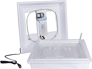 Amazon.com : Brower Styrofoam Egg Incubator with Circulated Air Fan ...