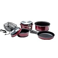 Amazon.com : Texsport Kangaroo 7 pc Camping Cookware Outdoor Cook Set ...