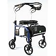 Amazon.com: Evolution Trillium Lightweight Walker Rollator with Seat ...