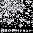 Amazon.com: Joez Wonderful 170Pcs Glass Sew on Rhinestones, 11 Mixed ...