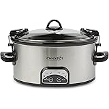 Amazon.com: Crock-Pot Programmable 6 Quart Slow Cooker - Black: Kitchen ...