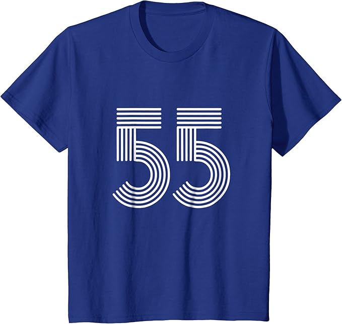 Amazon.com: Number 55 Shirt Birthday Gift Numbered Cool Disco: Clothing