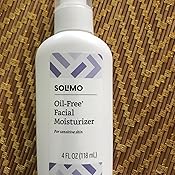 Amazon.com: Amazon Brand - Solimo Oil-free Facial Moisturizer for ...