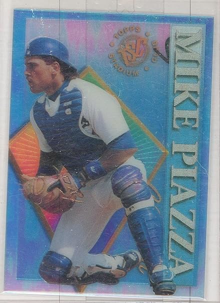 Amazon.com: 1995 Topps Stadium Club Baseball Mike Piazza Clear Acetate ...