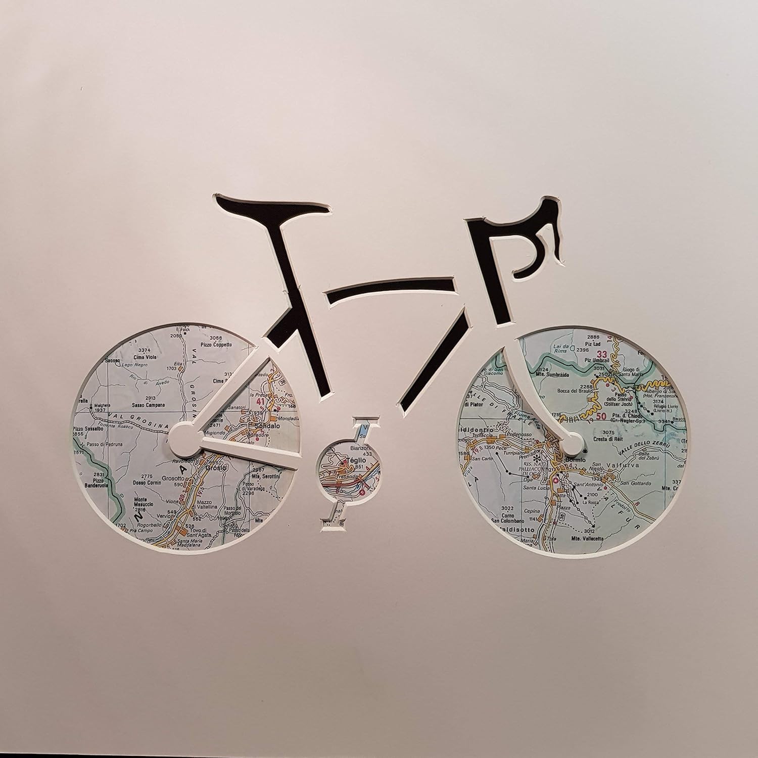 Granfondo Stelvio Cycling Bicycle Art for Cyclists Personalised Cycling ...