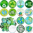 Amazon.com: Hotop 48 Pcs Earth Day Buttons for Kids Mini Buttons ...