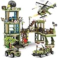 Amazon.com: City Military Base Building Block, Compatible with Lego ...