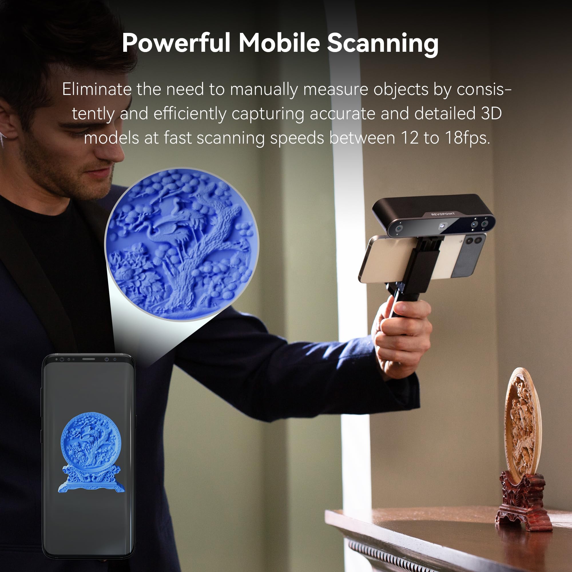 Mua Revopoint POP 3 3D Scanner for 3D Printing Handheld, 3D Printer ...