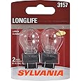 Amazon.com: SYLVANIA 3157 Long Life Miniature Bulb, (Contains 2 Bulbs) : Automotive