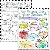 Amazon.com: JarThenaAMCS 40Pcs Boho Read All About Me Poster Elementary ...