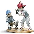 Amazon.com: LLADRÓ Baseball Players Figurine. Porcelain Baseball ...