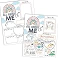 Amazon.com: Hadley Designs 20 Boho Read All About Me Posters for ...