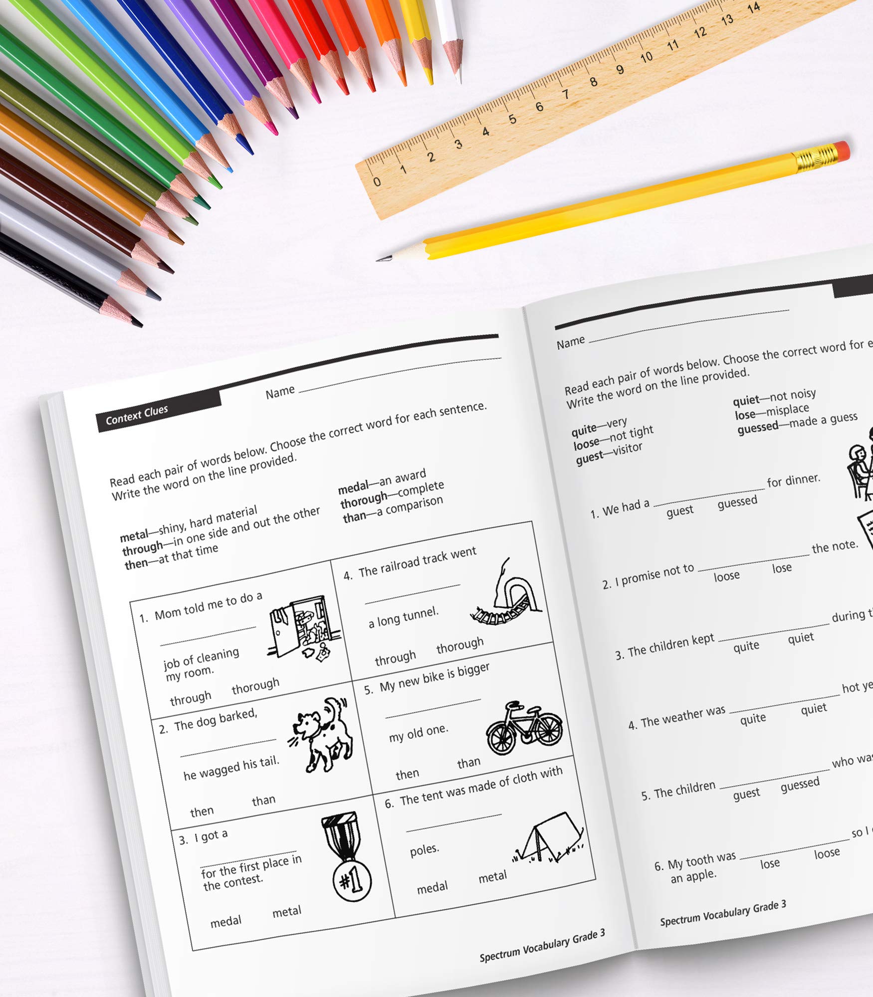 Mua Spectrum 3rd Grade Vocabulary Workbooks, Ages 8 to 9, Grade 3 ...