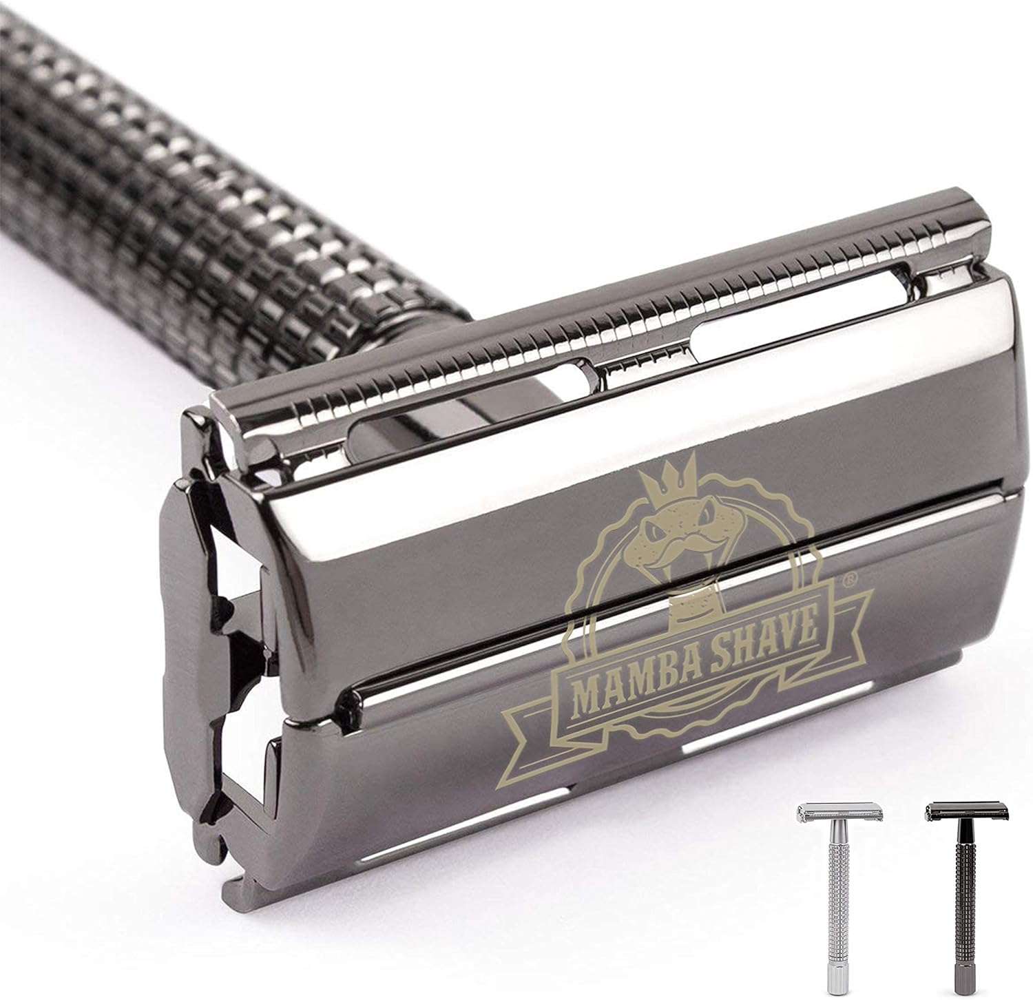 Rastrillo para Afeitar de Acero Inoxidable Vintage Mamba Shave ...