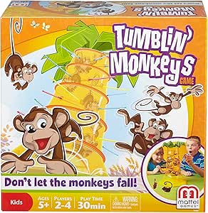 Amazon.com: Tumblin' Monkeys Kids Game with Monkey Game Pieces, Sticks ...