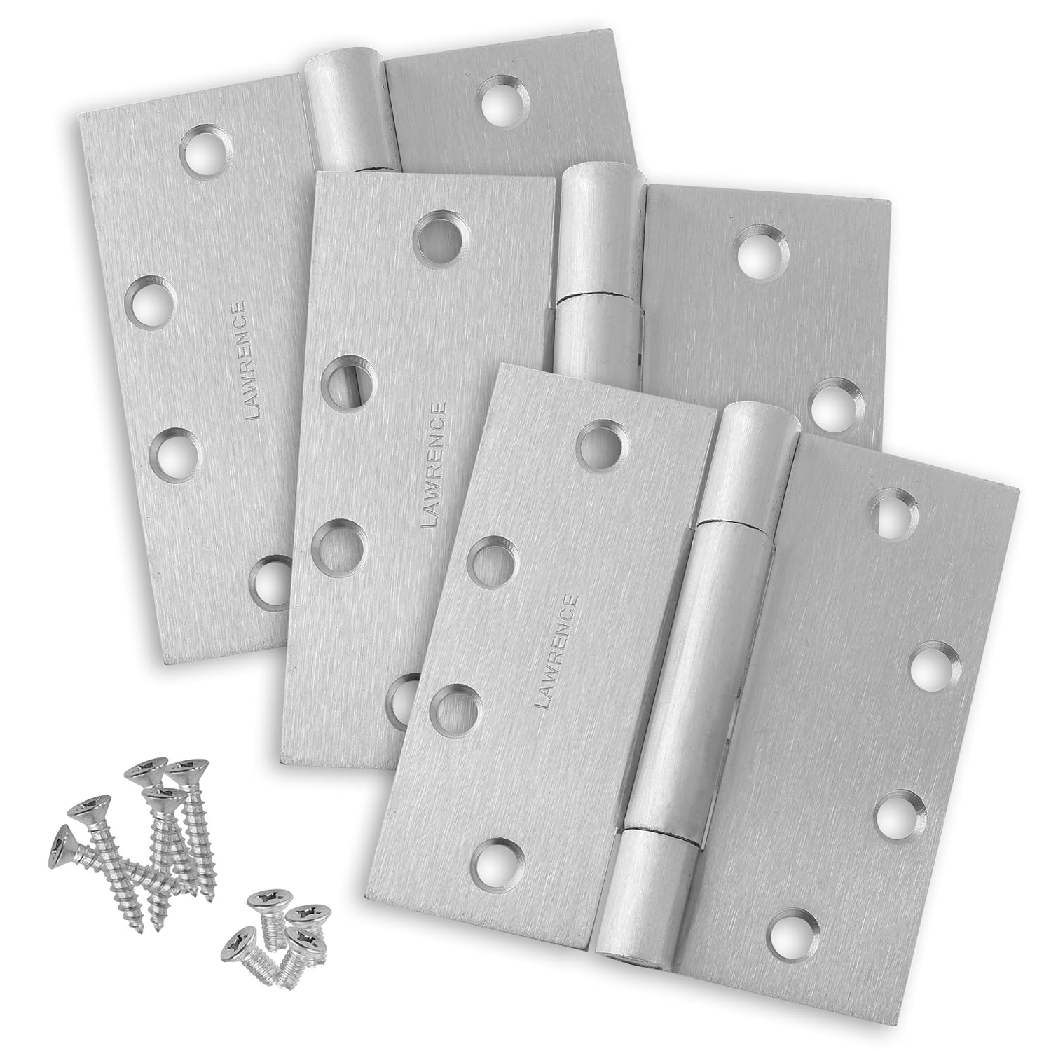 SDC PTH-4Q Steel 626 Dull Chrome Conductor Power Transfer Hinge Pack of ...