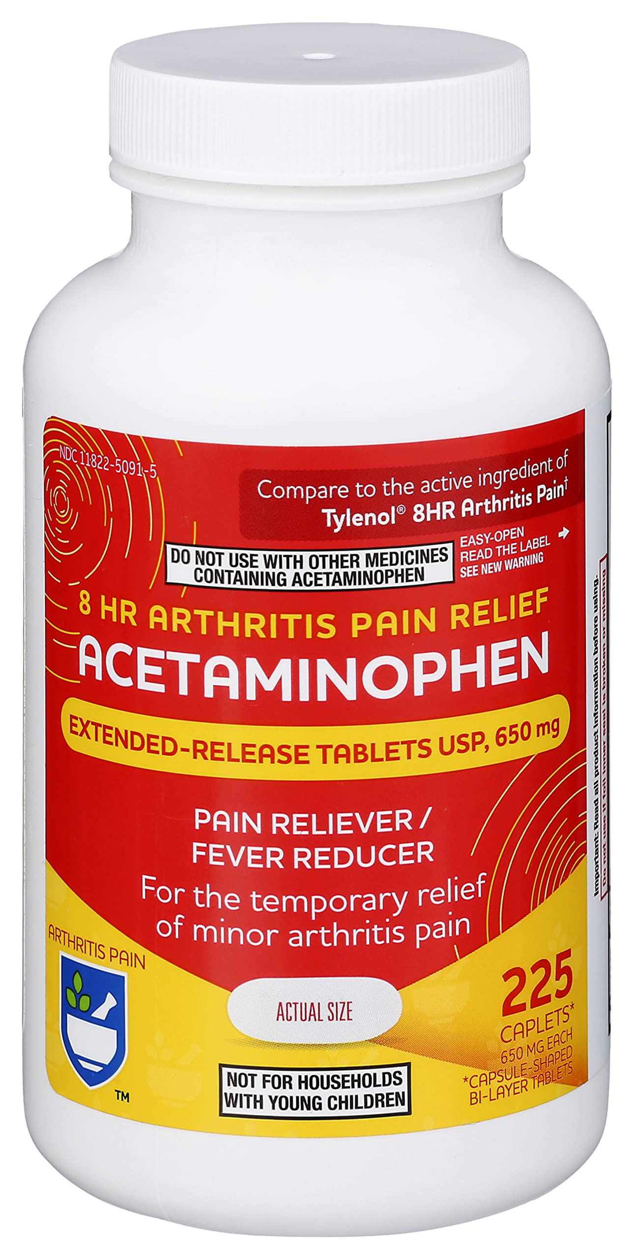 Mua Acetaminophen 650mg Arthritis Extended Release Caplets - 225 Count ...