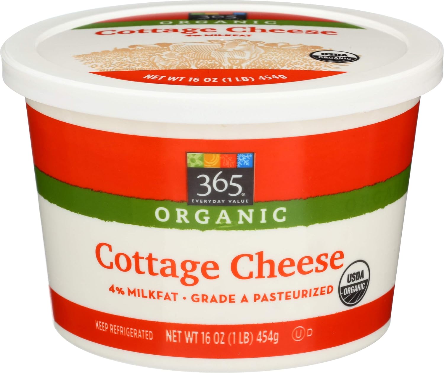 365 Everyday Value, Organic Cottage Cheese, 16 oz