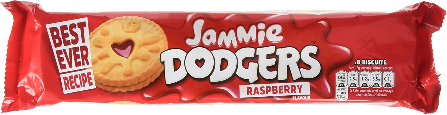 Jammie Dodgers Biscuits, 140 g, Pack of 18: Amazon.co.uk: Grocery