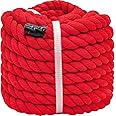 Amazon.com: BONSINY Red Rope 1 inch x 50 feet - Thick Cotton Rope for ...