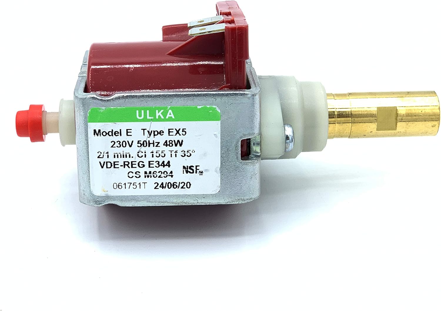 ULKA Model E Type EX5 – Solenoid Vibratory Water Pump – 2/1 min ON/Off ...
