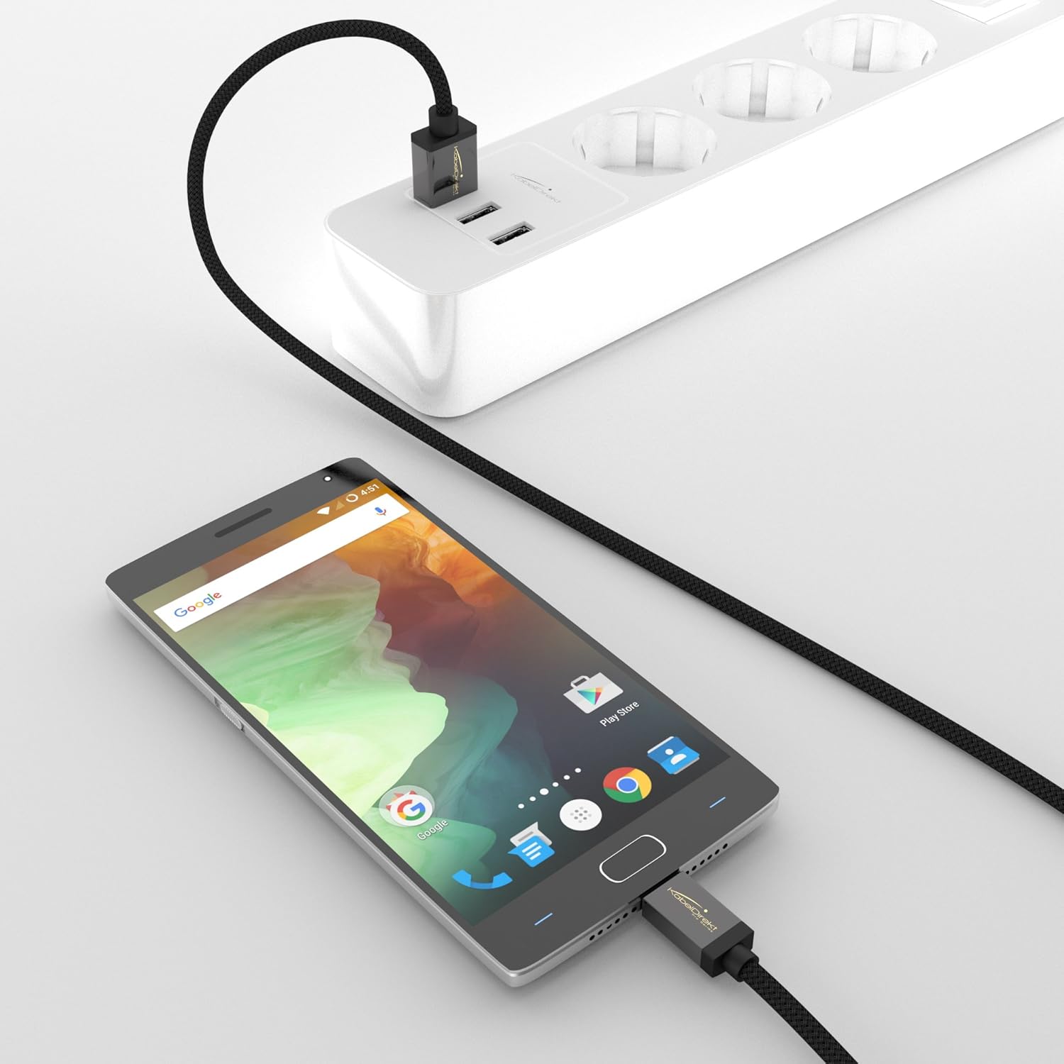 KabelDirekt – 5 x 1.5m Micro USB Cable (USB 2.0, Synch & Charge Cable ...