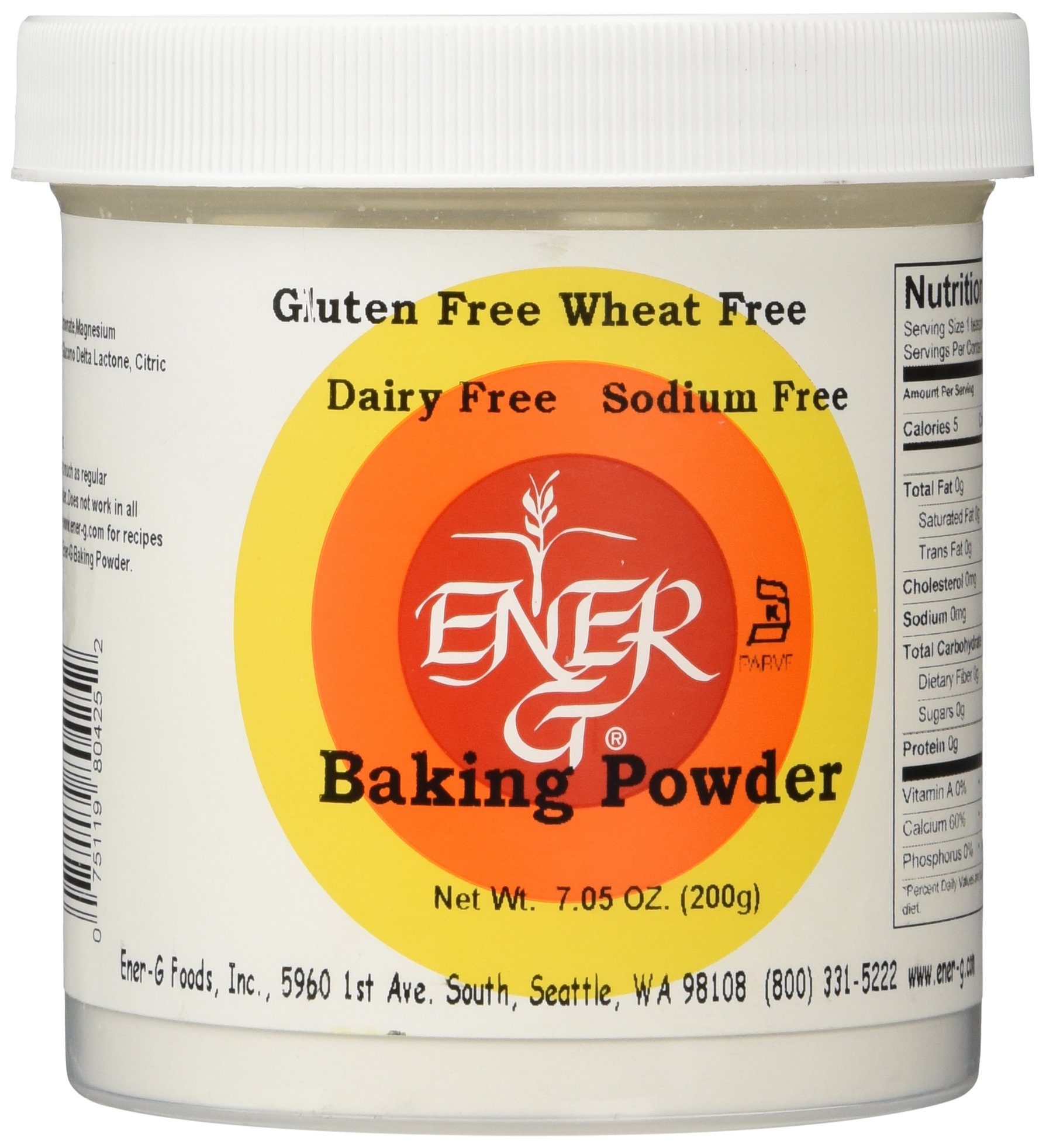 Amazon.com : Ener-G Baking Soda Substitute - 5.3 oz : No Sodium ...
