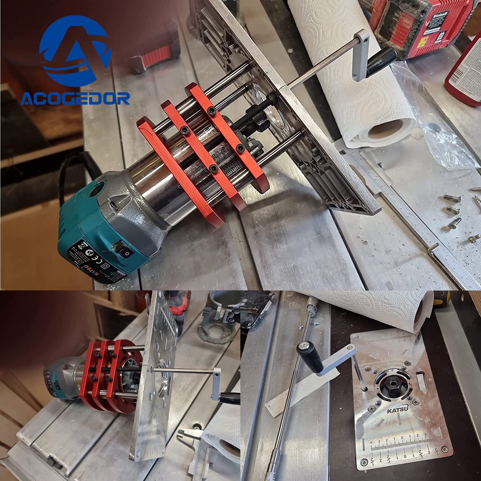 Mua Router Lift, Metal Router Lift System Kit for Router Table Saw ...