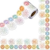 Amazon.com: Whaline 32.8ft Pastel Flower Bulletin Board Borders Retro ...