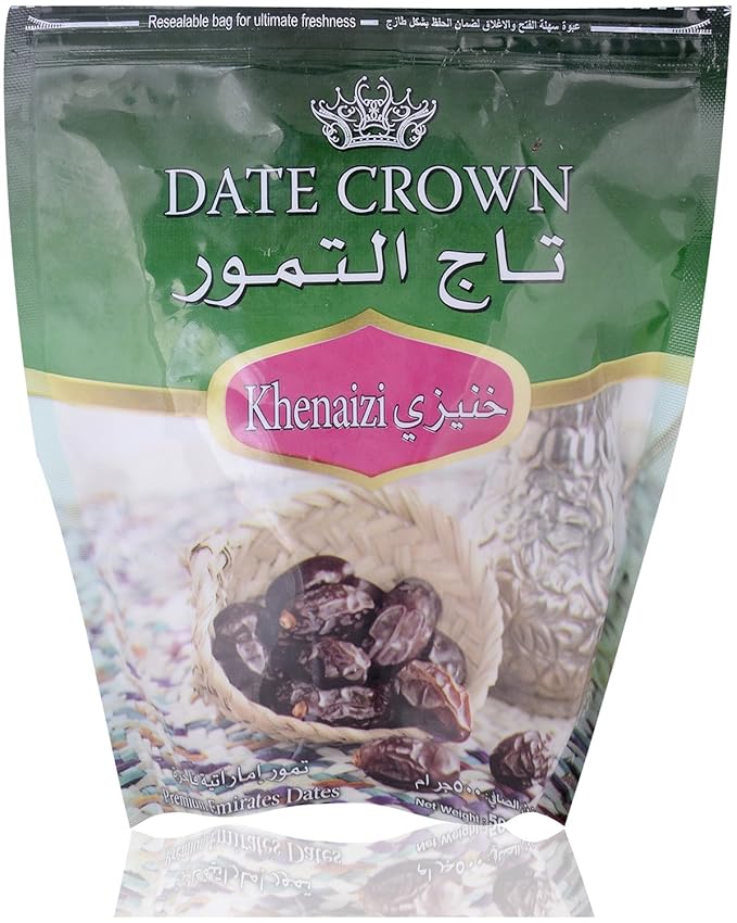 Date Crown Dates - Khenaizi 500g Pouch: Amazon.in: Grocery & Gourmet Foods