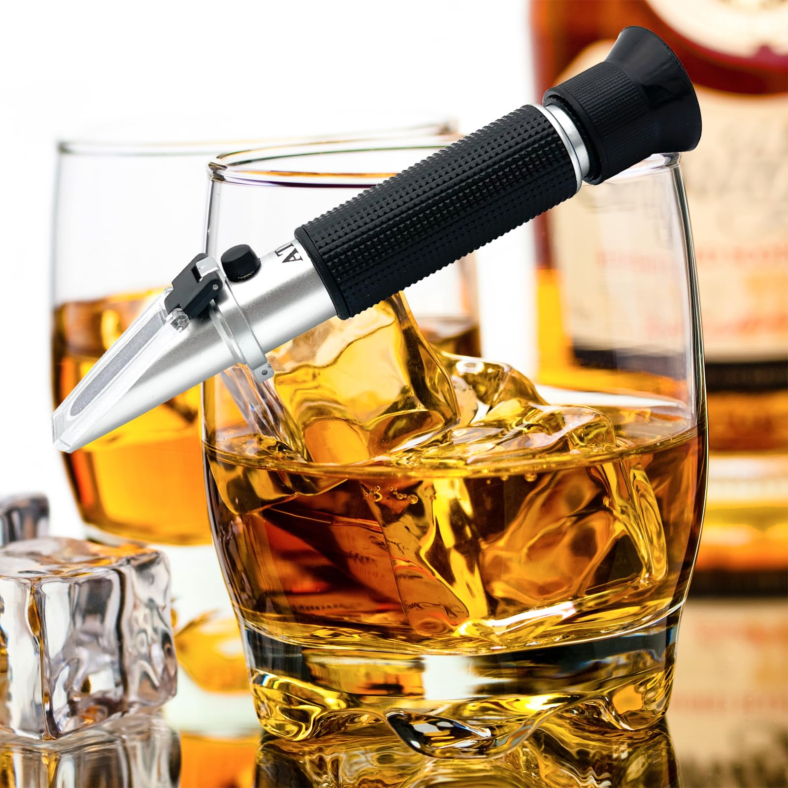Brix Refractometer Alcohol Meter Handheld Alcohol Refractometer ...