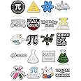 Amazon.com: Kigeli 20 Pcs Science Pin Math Brooches Sign Badge Pin Cute ...