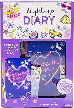 Just My Style Light Up Diary by Horizon Group USA, Keep Your Secrets ...