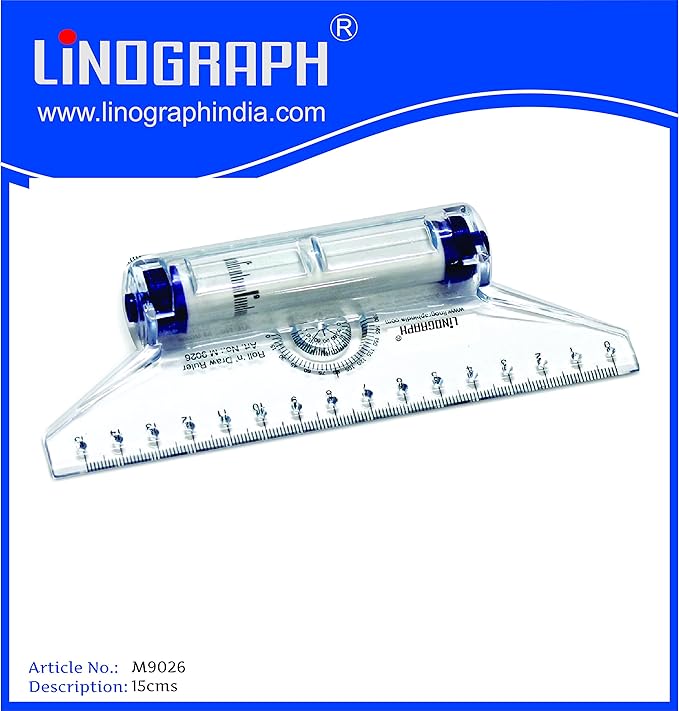 deepak LINOGRAPH Roller Scales (Multicolour, 15 Cm): Amazon.in: Office ...