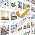 Amazon.com: 20 Pack Mini Self Adhesive Clips for Pictures - White Wood ...
