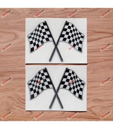 Nascar Checkered Flag Sticker