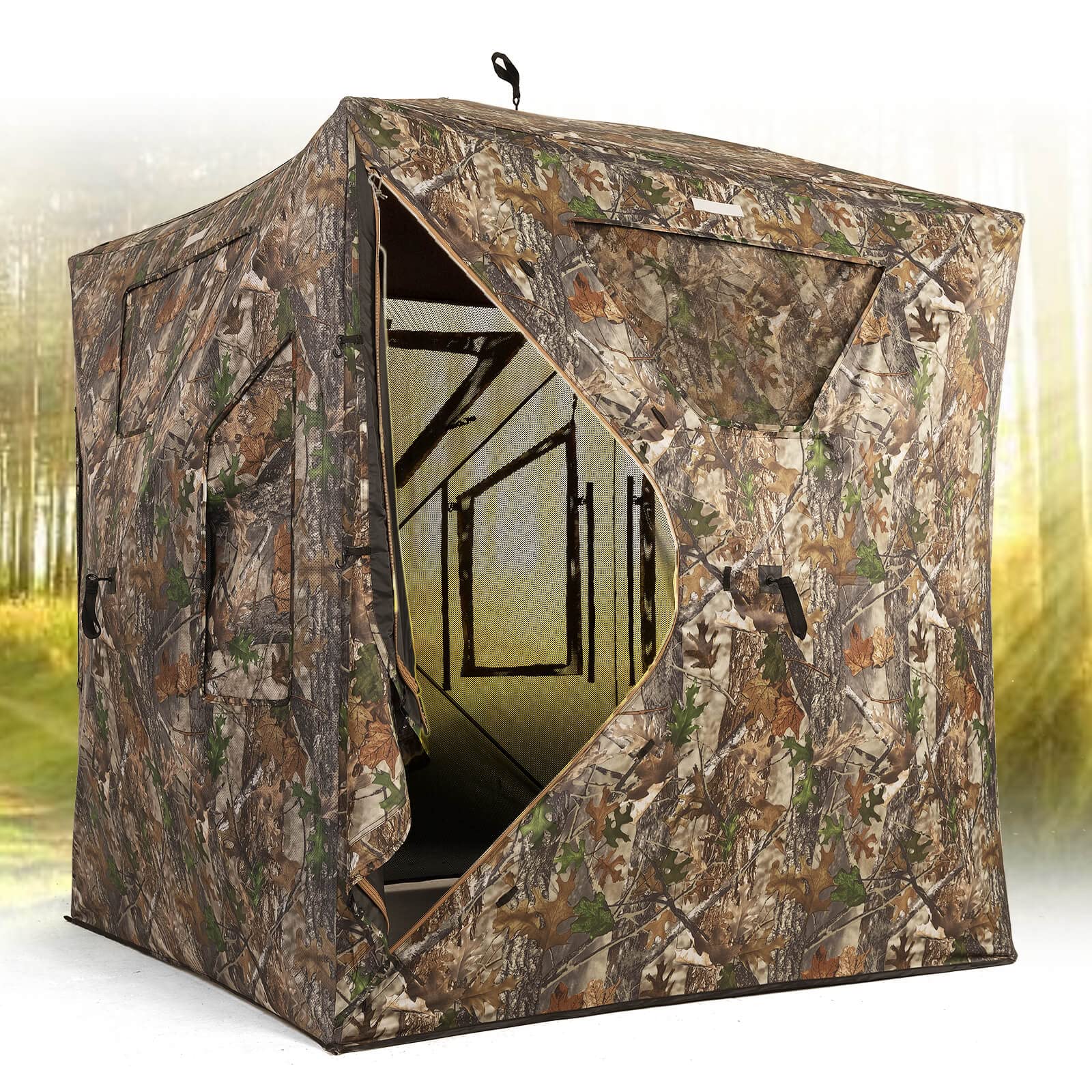 Portable Deer Turkey Blind 3 Person Tent Ixidelu Hunting Blind - 2-3 ...
