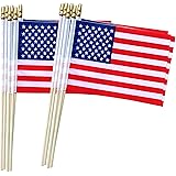 Amazon.com: Universal Souvenir US Patriotic Mini Stick Flags USA ...