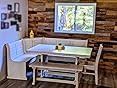 Amazon.com: Bayside Breakfast Nook with Side Bench and Single Chair ...