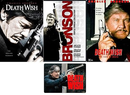 Amazon.com: Death Wish: Complete Charles Bronson Original Movie Series 1-5 DVD Collection with ...