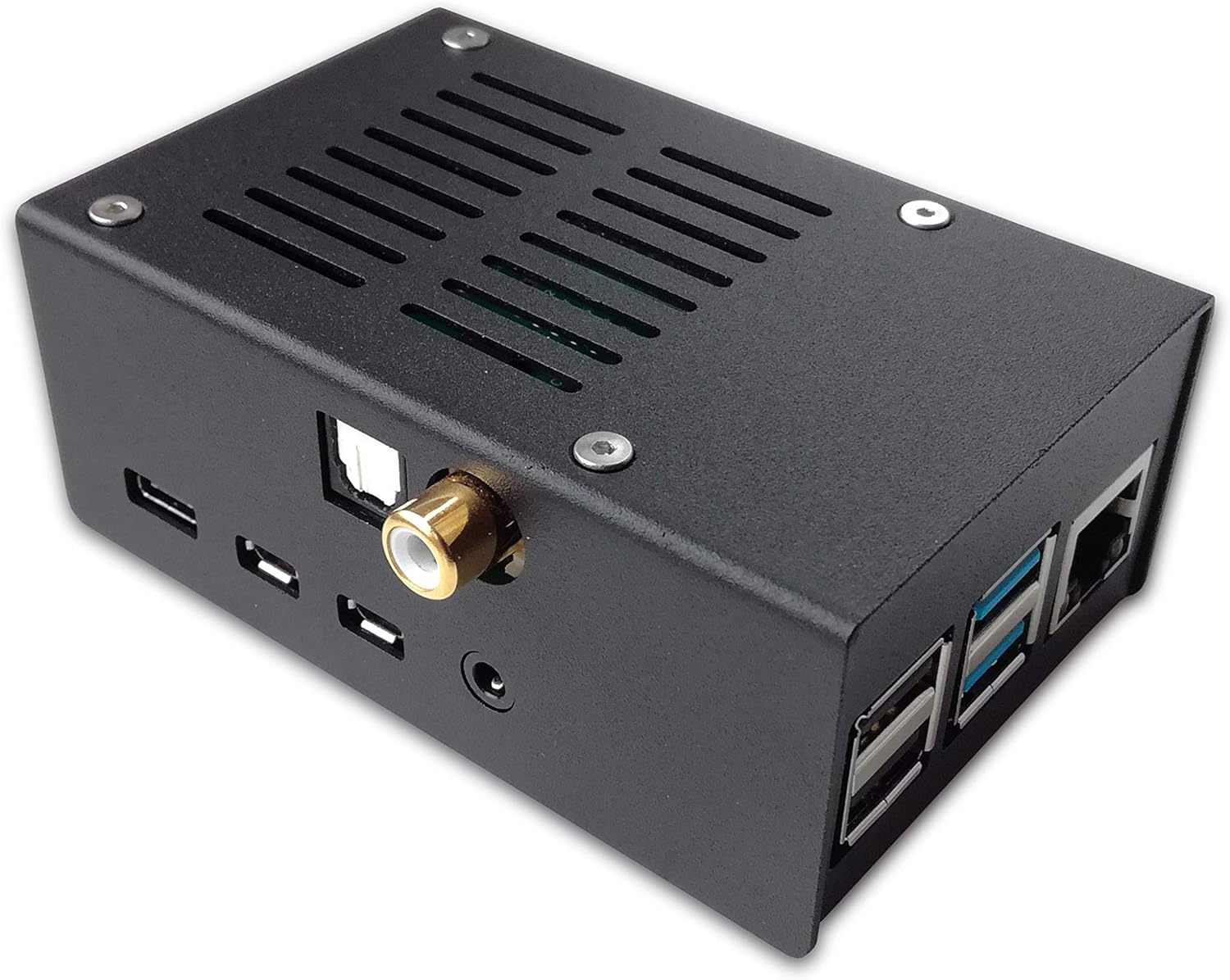HiFiBerry Digi+ steel case for Raspberry Pi 4: Amazon.co.uk: Computers ...