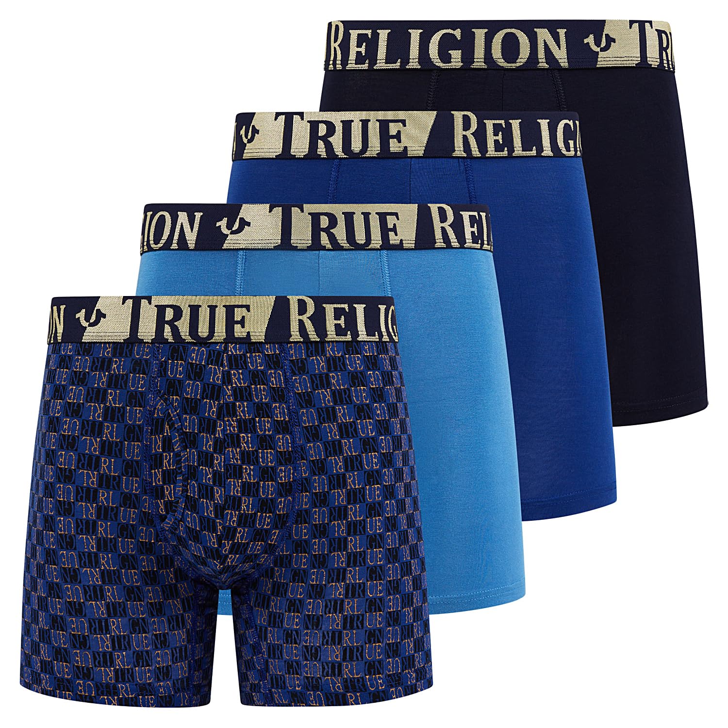 True Religion Mens Underwear Stretch Modal Boxer Briefs for Men Pack of ...