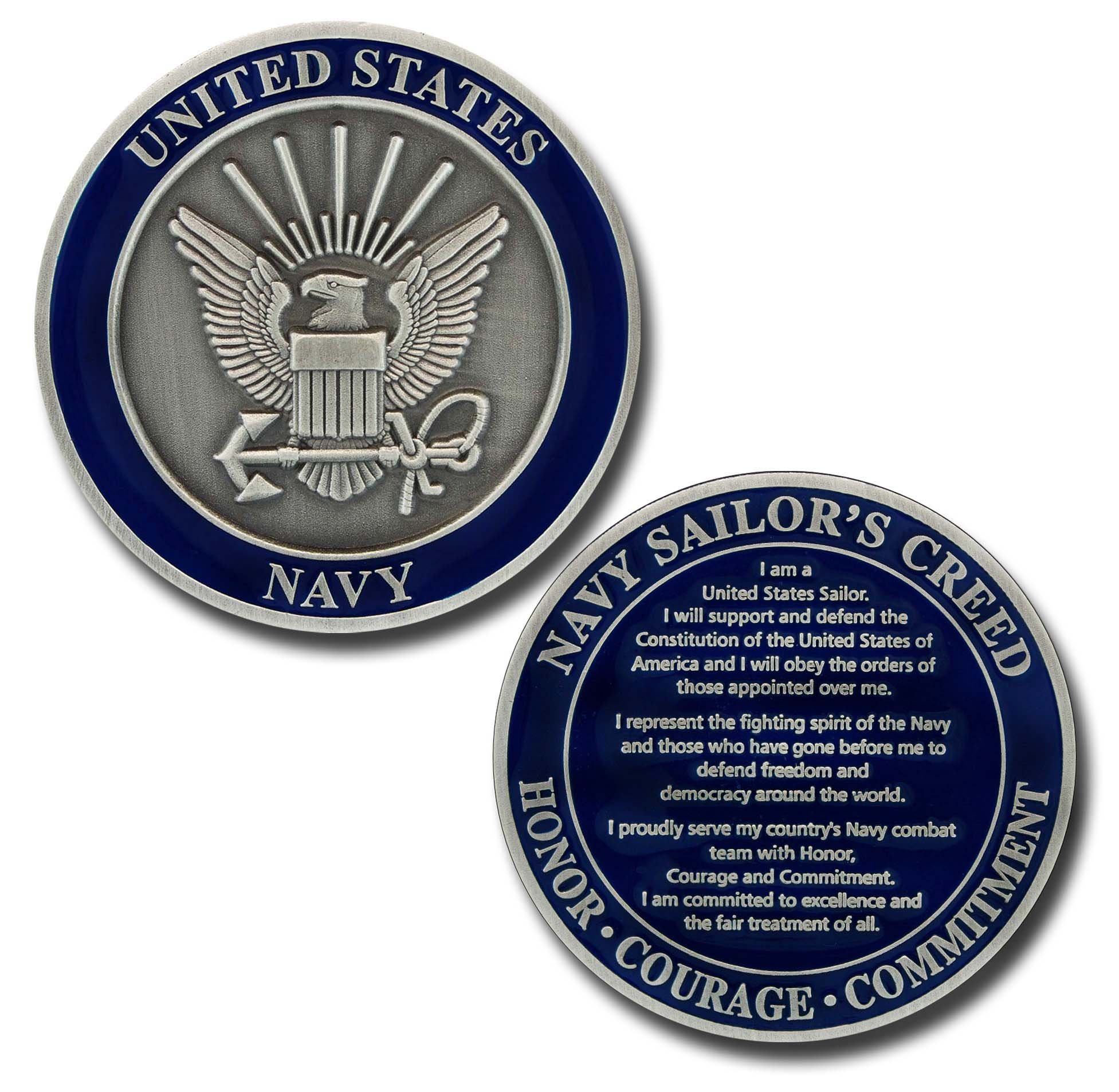 Mua U.S. Navy Sailor's Creed Challenge Coin trên Amazon Mỹ chính hãng ...