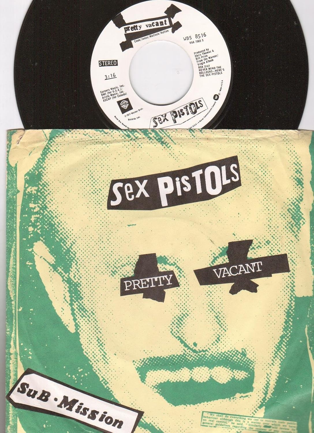 Sex Pistols Pretty Vacant Music