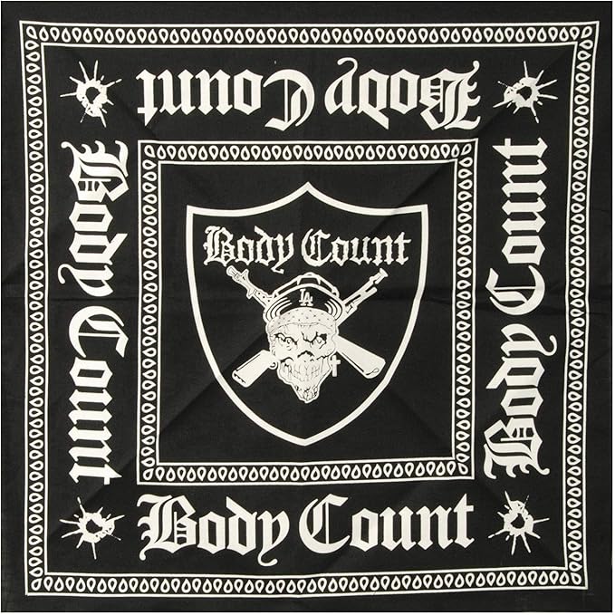 Amazon.com: Body Count Bandana Black: Clothing