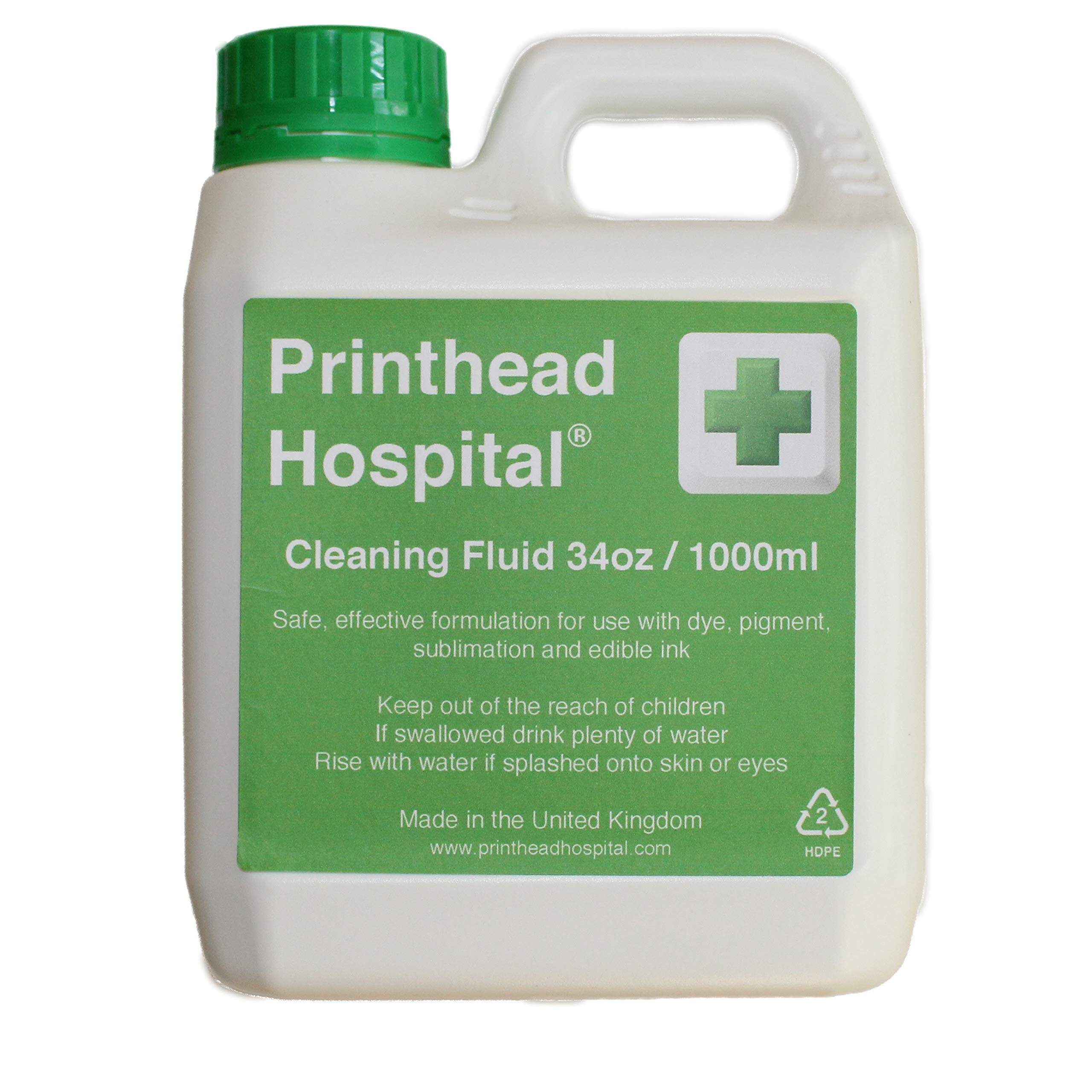 Buy Printhead Hospital Inkjet Printer Head Cleaning Fluid - 34oz 1000ml ...