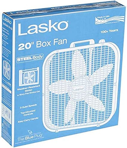 Amazon.com: Lasko 20 Inch Box Fan: Home & Kitchen