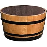 Nouveau fabriqué tonneau, banneau, bac à fleurs, jardinière - en bois ...